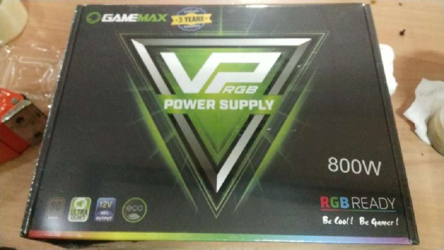Jual GAMEMAX PSU VP-800 RGB - 800 Watt 80+ EffIciency 80 PLUS 12cm Fan ...