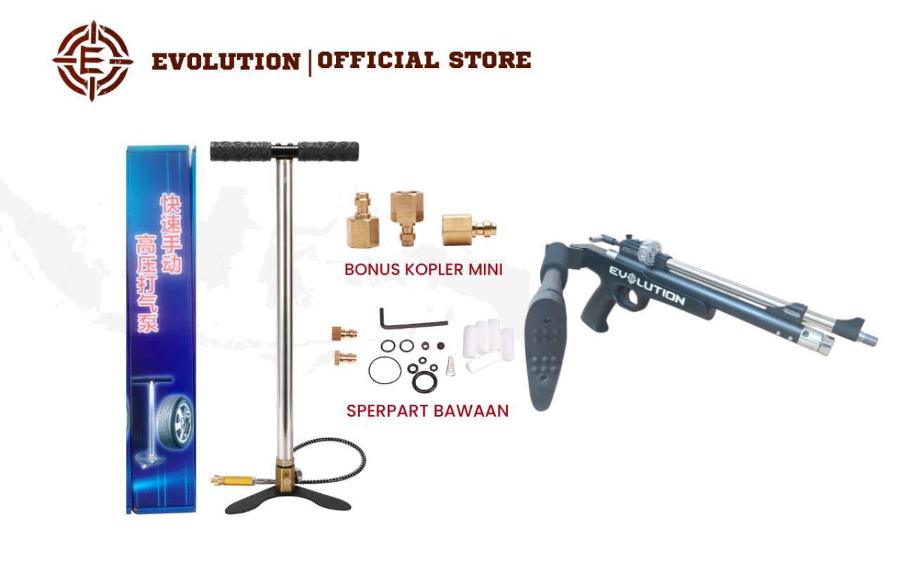 Jual Pcp Evolution - Paket Pompa Pcp + Pcp Mini Magazine Black Lpt Di ...