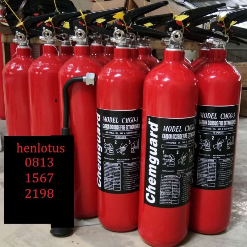 Jual APAR CO2 CHEMGUARD 6.8KG alat Pemadam api 6.8 KG Fire Extinguisher ...