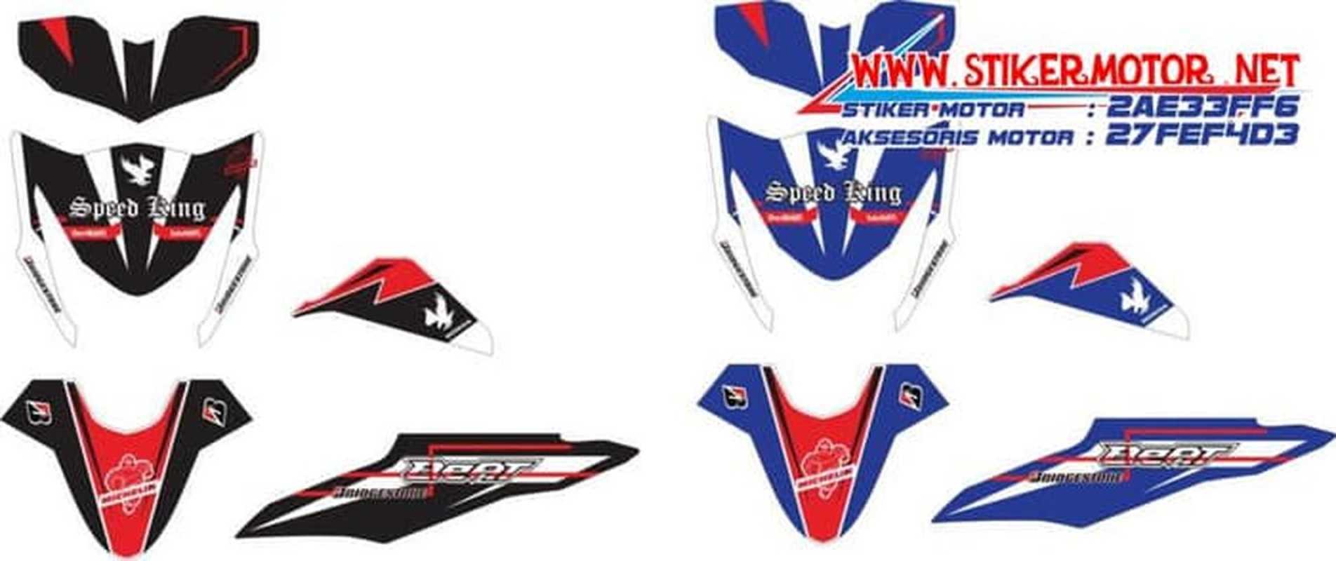 Jual Master Decal Sticker Striping Motor Honda Beat Black Rock Shooter ...