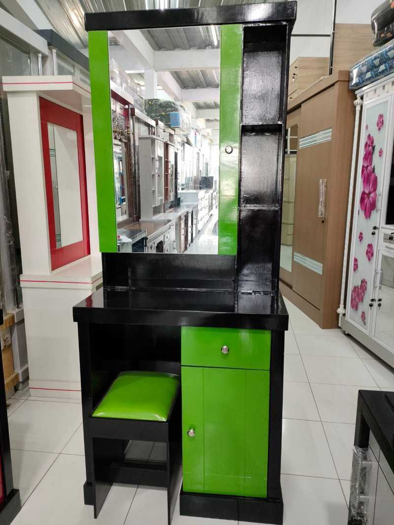 Jual Meja rias minimalis warna hijau hitam khusus cileungsi jonggol ...