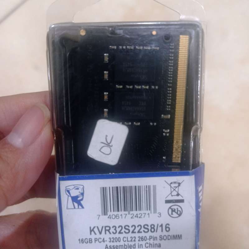 Jual Memory Ram Laptop Kingston Ddr4 16gb 3200mhz Di Seller ...