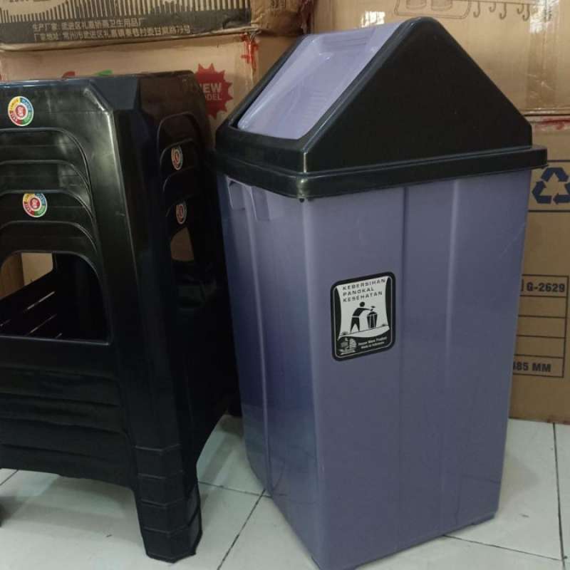 Promo Tempat Sampah Besar 42 Liter-tong Sampah Portable-tempat Sampah ...