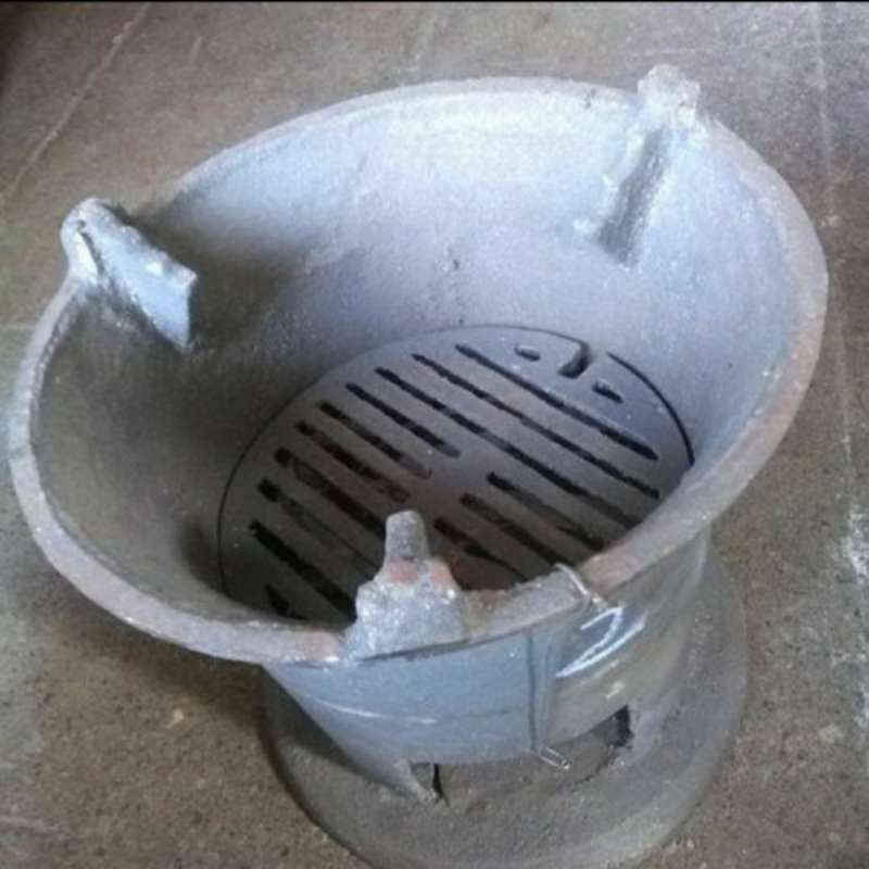 Promo ANGLO BESI TEMPAT MASAK PAKAI ARANG UKURAN SEDANG 28CM Diskon 26% ...