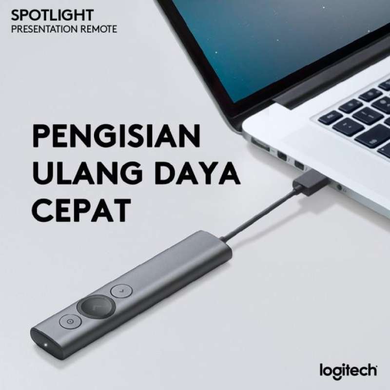 Jual Logitech Spotlight Pointer Presenter Wireless Bluetooth - Slate Di Seller Eudora - Cilandak ...