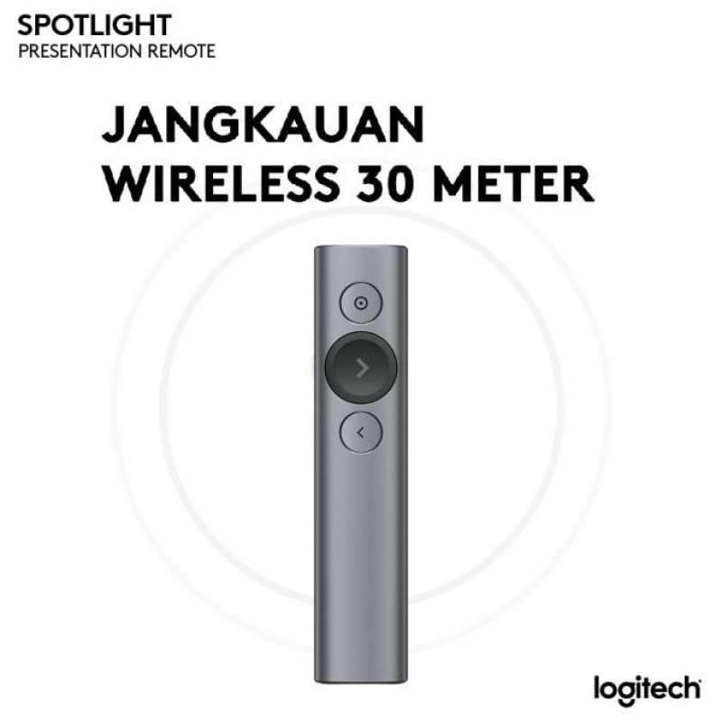 Jual Logitech Spotlight Pointer Presenter Wireless Bluetooth - Slate Di Seller Eudora - Cilandak ...