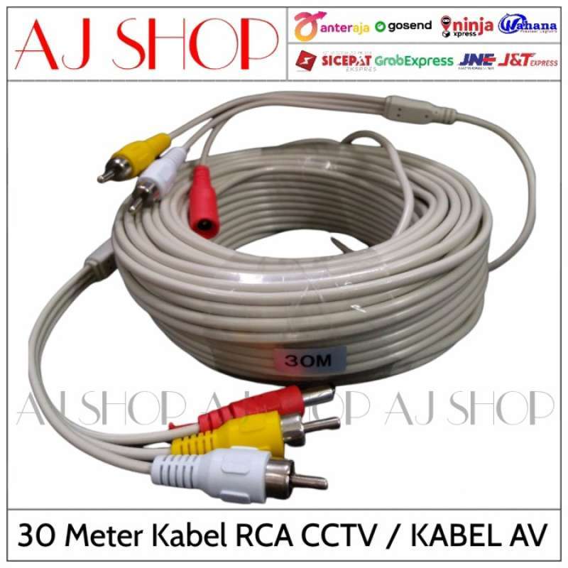 Promo Bulan ini aja kak! KABEL CCTV 30 METER Kabel Jadi Camera CCTV 30m ...