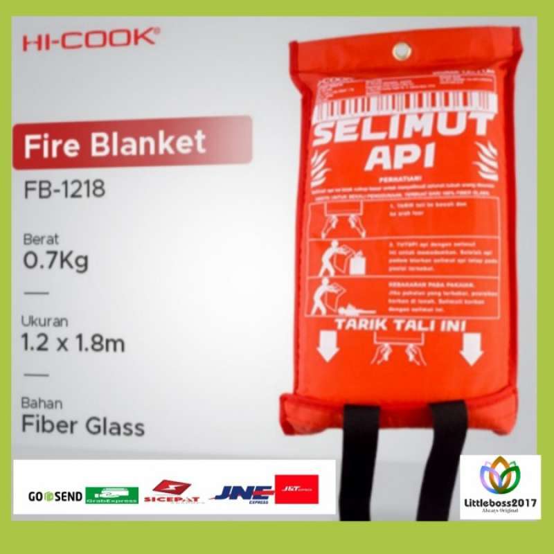 Jual Hi-Cook Fire Blanket (Selimut Api ) fb1218 di Seller Odettee Shop ...