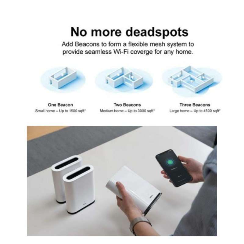 Jual Smart Nokia Wifi Beacon 1 Mesh Router Extender - Paket 4 unit di ...