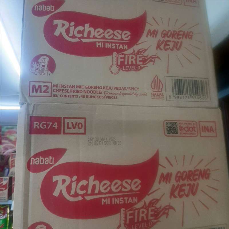 Jual Richeese Mi Goreng Keju 1 Dus di Seller Mahkota Frozen Food - Kota ...