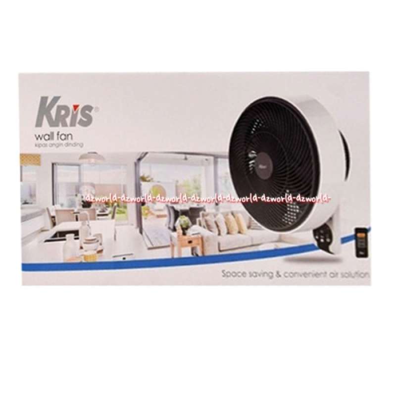 Jual Kris Wall Fan White Remote 65w Kipas Angin Dinding Putih dengan ...