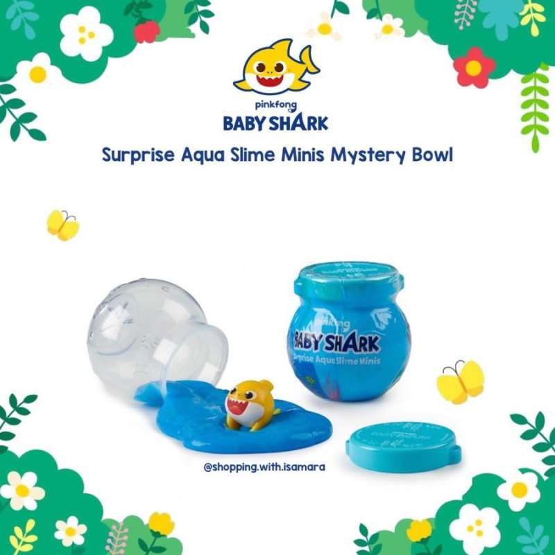 Jual Pinkfong Baby Shark Surprise Aqua Slime Minis Mystery Bowl Di ...