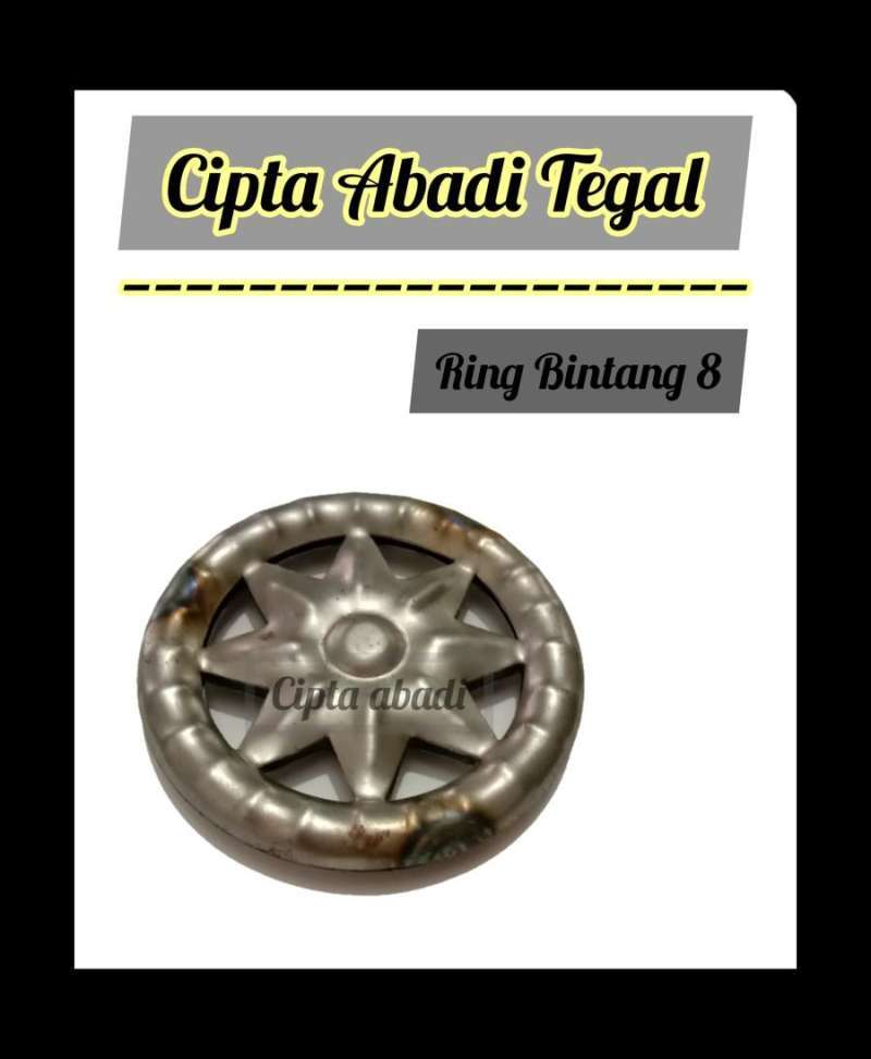 Jual Ornamen pagar besi Aksesoris pagar Ring Bintang 8 di Seller Cipta ...