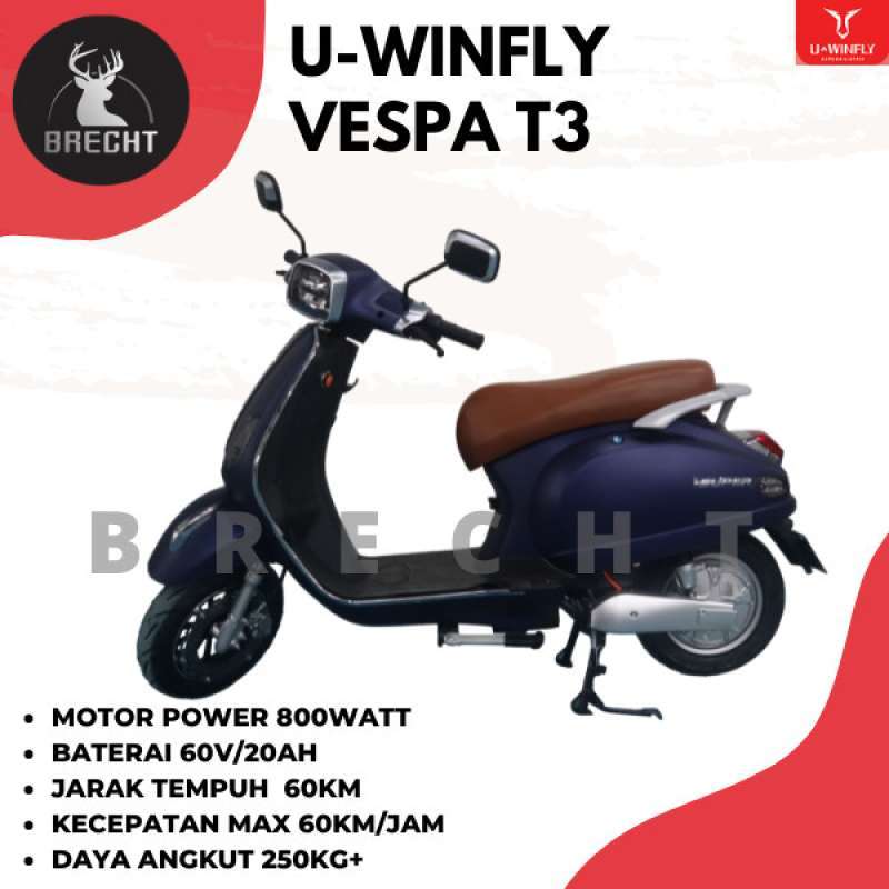Promo Sepeda Motor Listrik Vespa Uwinfly T3 Scooter Matic PREORDER ...