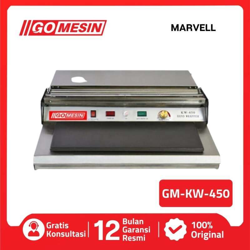 Jual HAND WRAPPING GOMESIN KW 450 MESIN KEMAS PLASTIK WARP HW-450 ...