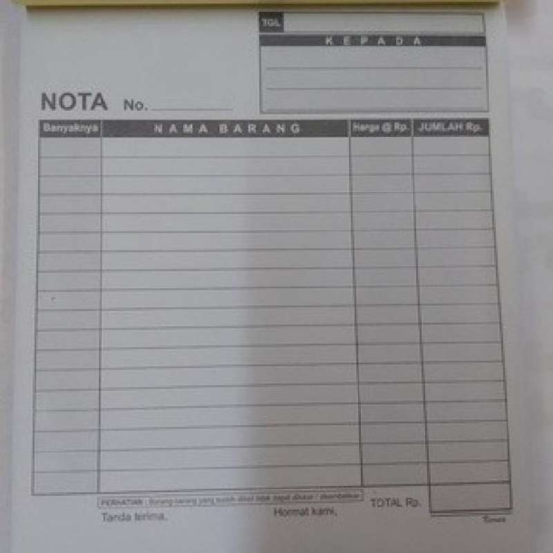Jual Buku Nota Besar 4ply Ncr Kurnia Di Seller Berkat Art - Tegalsari ...