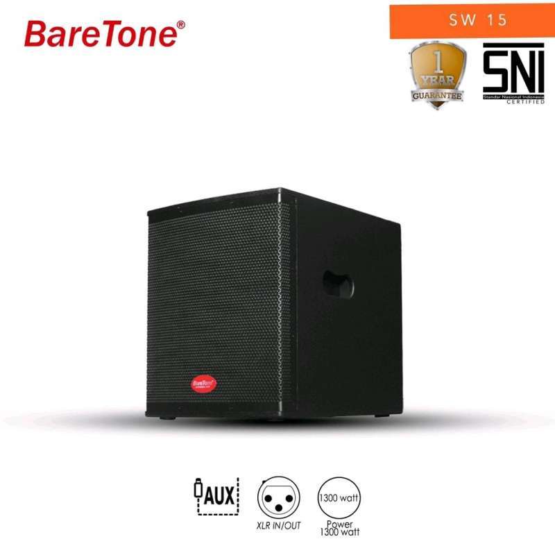 Jual Speaker Subwoofer Aktif Baretone Sw15 Sw 15 Garansi Resmi Original ...