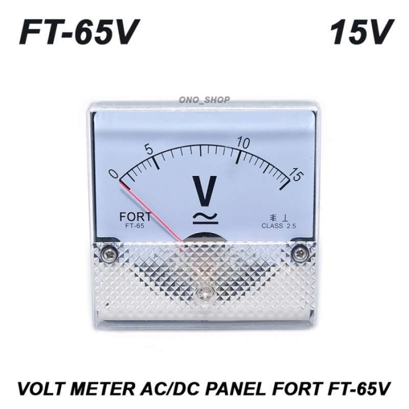 Jual Volt Meter AC/DC Panel FORT FT-65V di Seller Odettee Shop ...