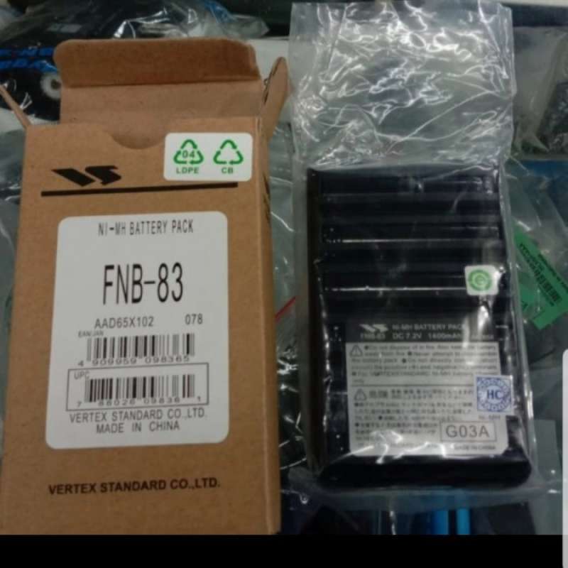 Jual Battrey Ht Yaesu Fnb-83 Untuk Ht Yaesu Ft-250R Ft-270R Vx-150R Ft ...