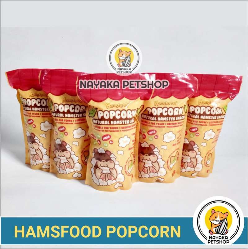 Jual Popcorn Hamster 30 gr Pakan Makanan Snack Cemilan Jagung Berondong ...