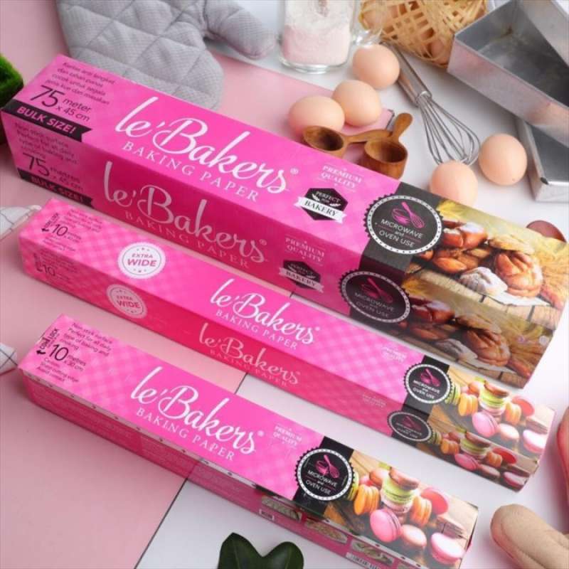 Jual Kertas Roti Putih Roll Baking Paper Le Bakers 75 M x 45 Cm di ...
