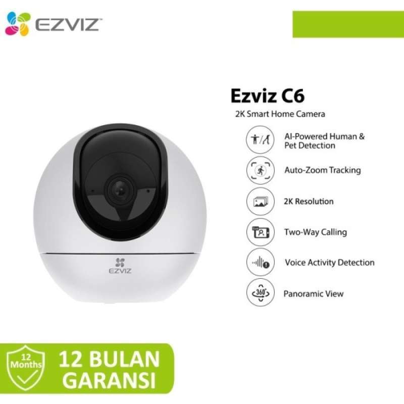 Jual EZVIZ C6 2K 4MP Pan Tilt Wi-Fi Camera with Auto-Zoom Starlight Lens di Seller Multi ...