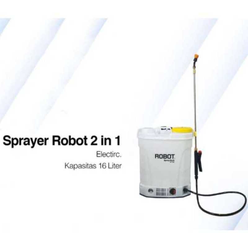 Jual Hand Sprayer Robot 2 in 1 (Semprot Manual-Elektrik-16L) di Seller ...