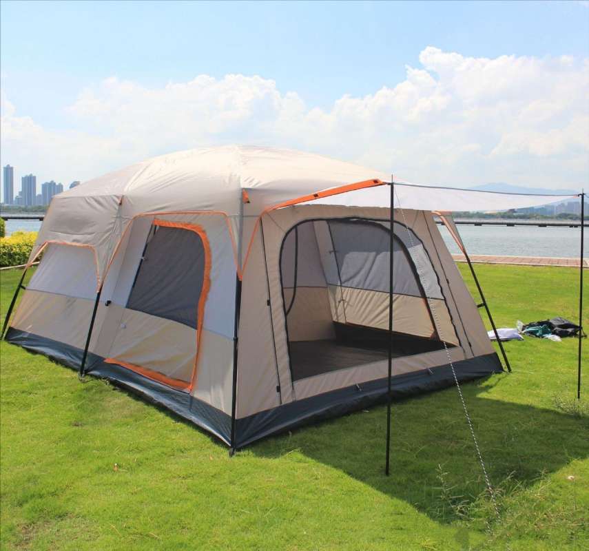 Promo Tenda Camping Keluarga 2 Ruang Kapasitas 5-8 Orang / Tenda Hiking ...