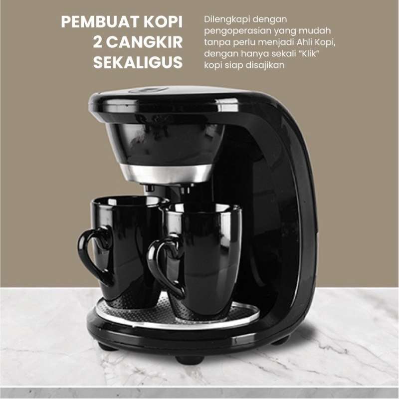 Jual DoraHomi Cofee maker mesin pembuat kopi otomatis low watt 2 ...