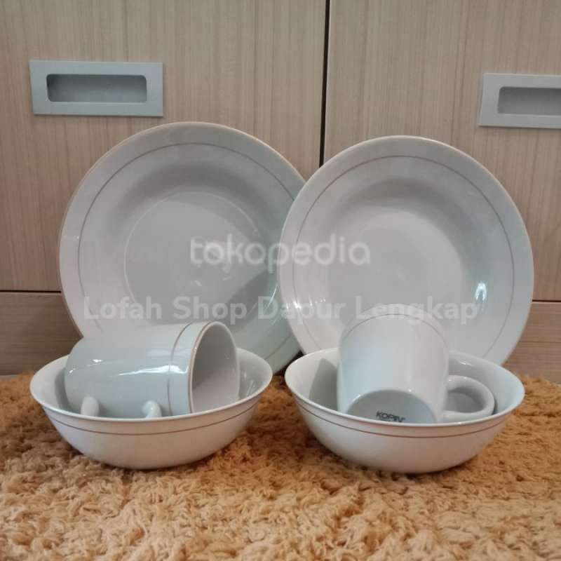 Promo dinner set piring makan keramik/piring makan set keramik 6pcs ...