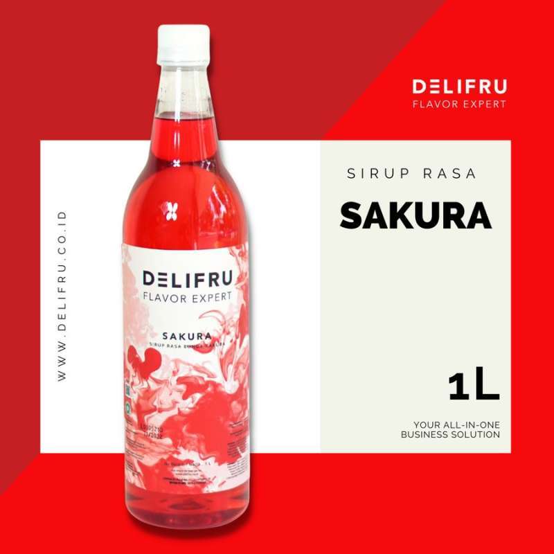 Jual Delifru Syrup Sakura 1 Liter - 03 di Seller Sahabat Horeca Jakbar ...