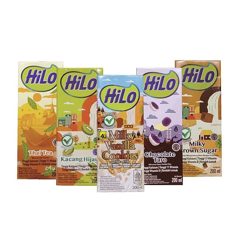 Jual HiLo - Minuman Susu dgn Rasa - 200ml RTD - CHOCO TARO di Seller ...