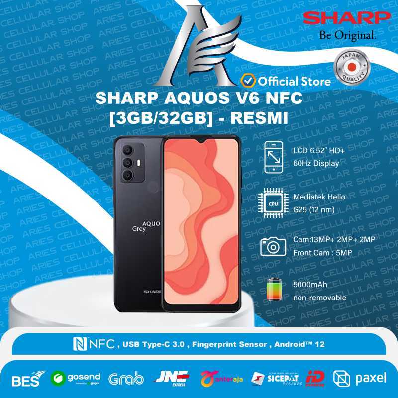 Jual Sharp Aquos V6 3/32 Gb Nfc Garansi Resmi - Grey Di Seller Acs ...