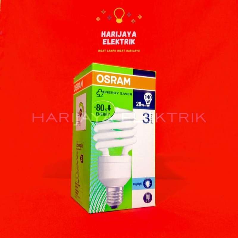 Jual OSRAM DULUXSTAR 28 WATT PUTIH E27 LAMPU SNI SPIRAL BOHLAM LED ...