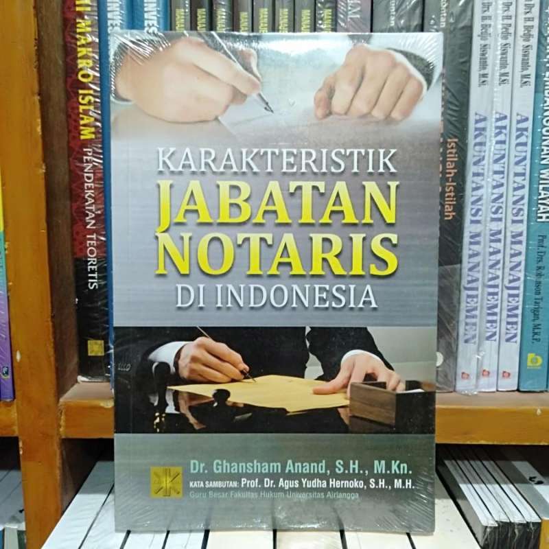 Jual BUKU KARAKTERISTIK JABATAN NOTARIS DI INDONESIA di Seller AMC BOOK ...