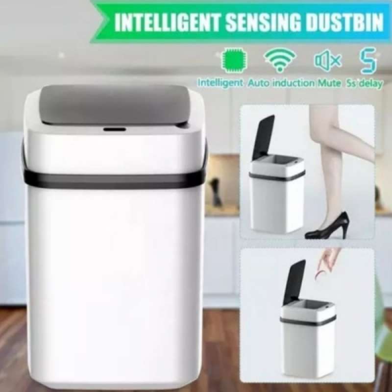 Promo [Bisa Cod]New Smart Trash Bin Electric// Tempat Sampah Pintar ...