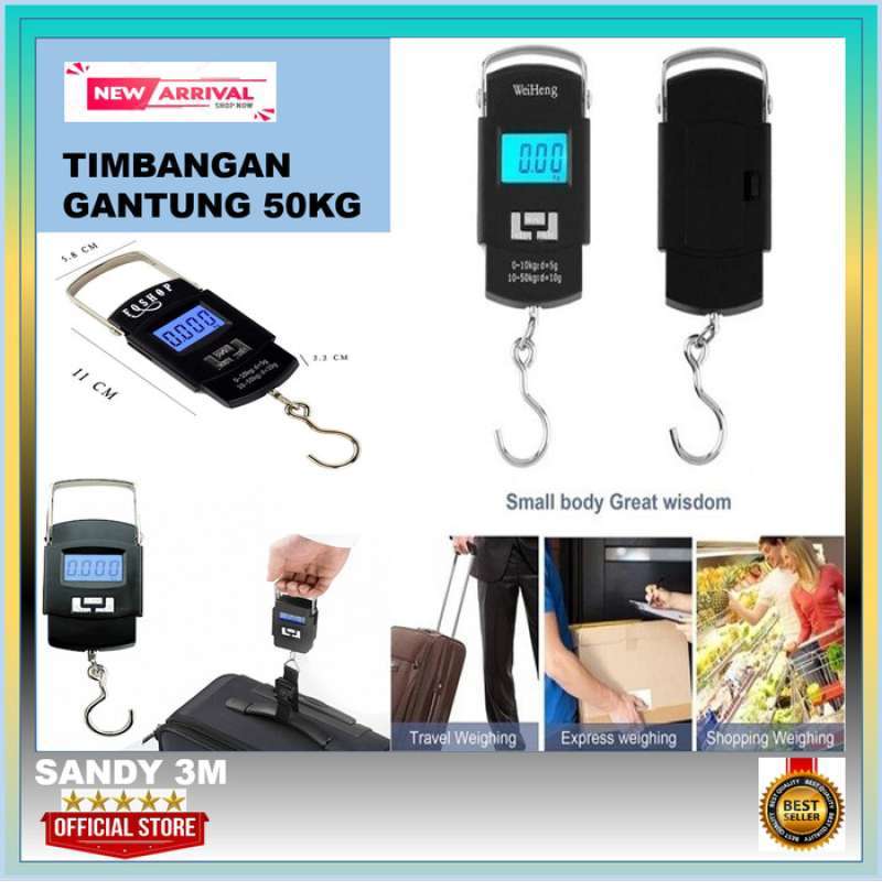 Jual Timbangan Gantung 50KG Weiheng wh-a08 Digital Elektronik Portable ... Jual Timbangan Gantung 50KG Weiheng wh-a08 Digital Elektronik Portable ...