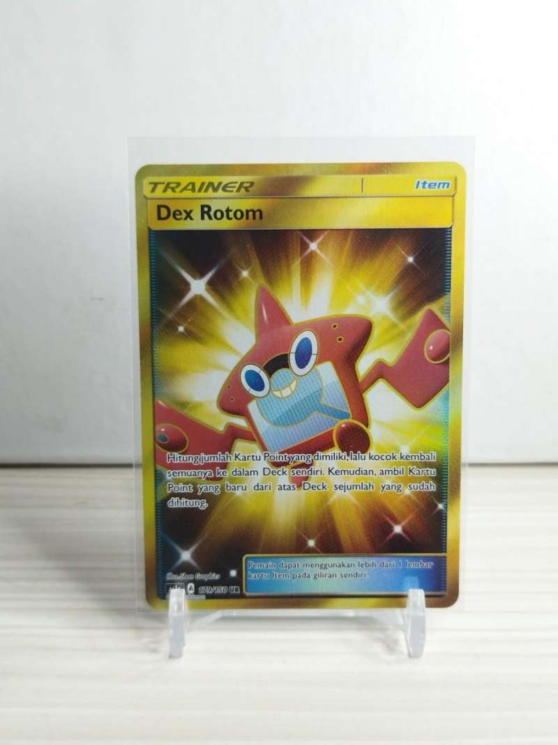 Jual Kartu Pokemon TCG Indonesia Trainer Dex Rotom UR di Seller ...