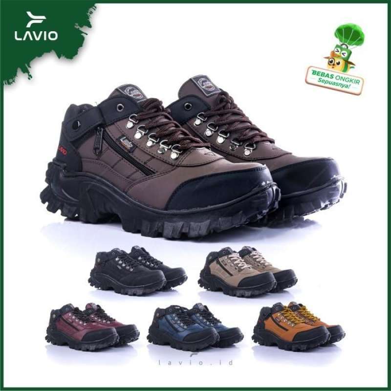 Jual SEPATU PRIA BOOTS SAFETY LOW PENDEK KERJA PROYEK GUNUNG HIKING E95 ...