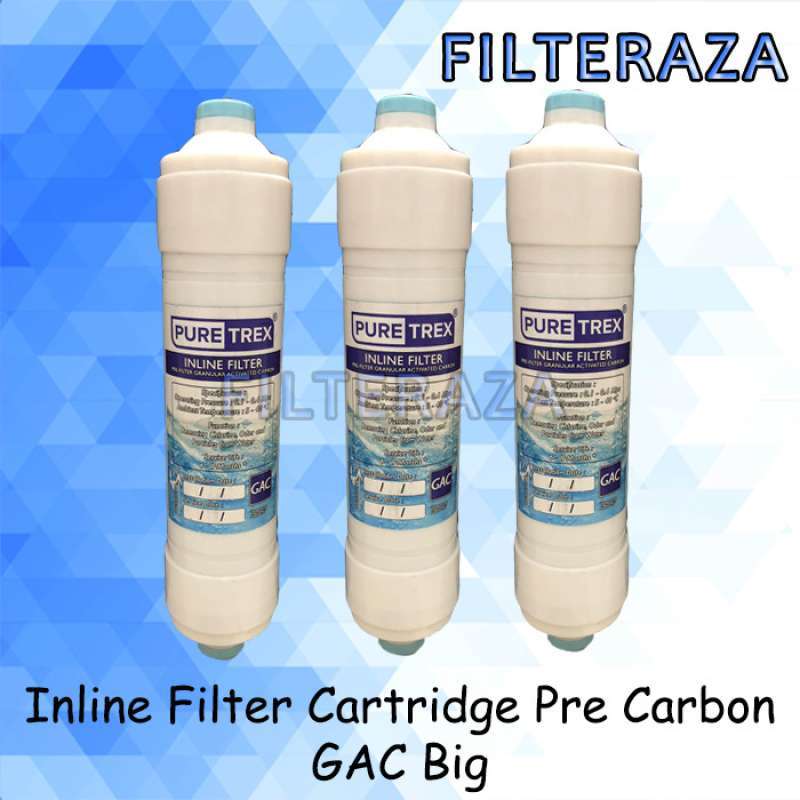 Jual TERJAMIN PUREtrex Inline Filter Cartridge Pre Carbon GAC Big Quick ...