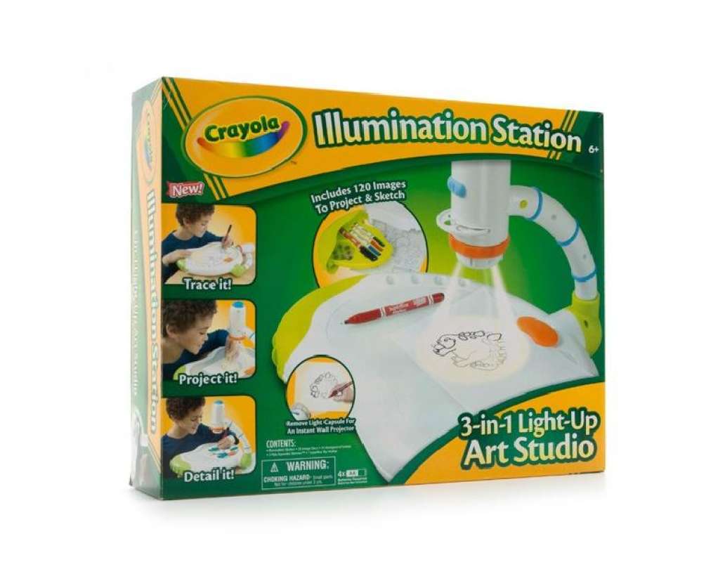 Jual Crayola Illumination Station 3-In-1 Light-Up Art Studio di Seller ...