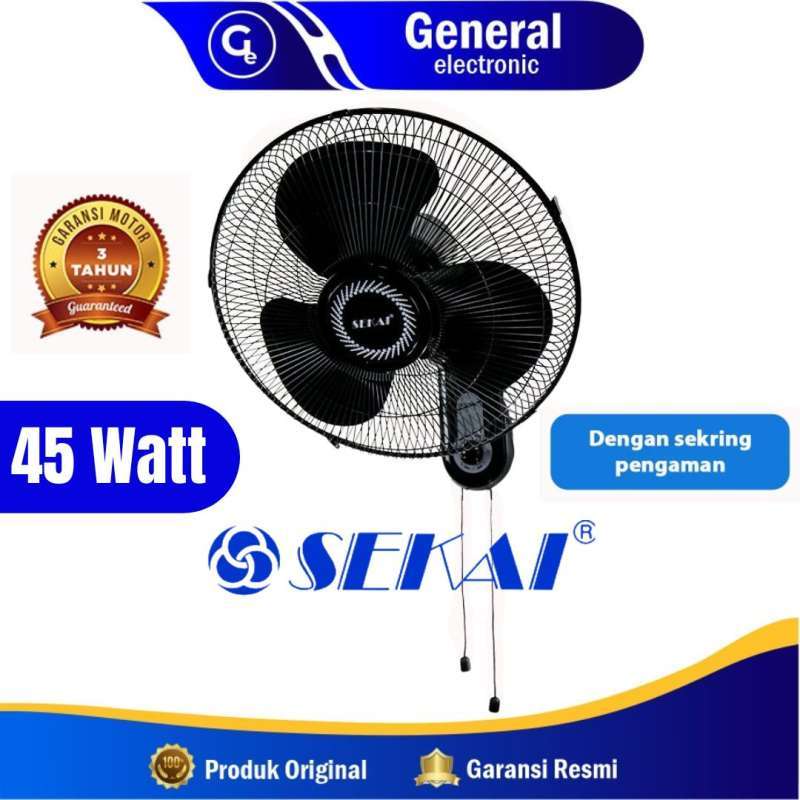 Jual Kipas Angin Dinding Sekai / Wall Fan Tornado 16 Inch - WFN 1627 di Seller General ...