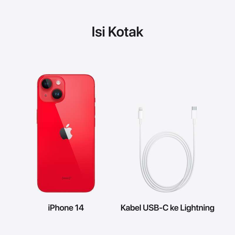 Promo iPhone 14 - 256 Gb (product) Red Diskon 32% Di Seller Blibli ...