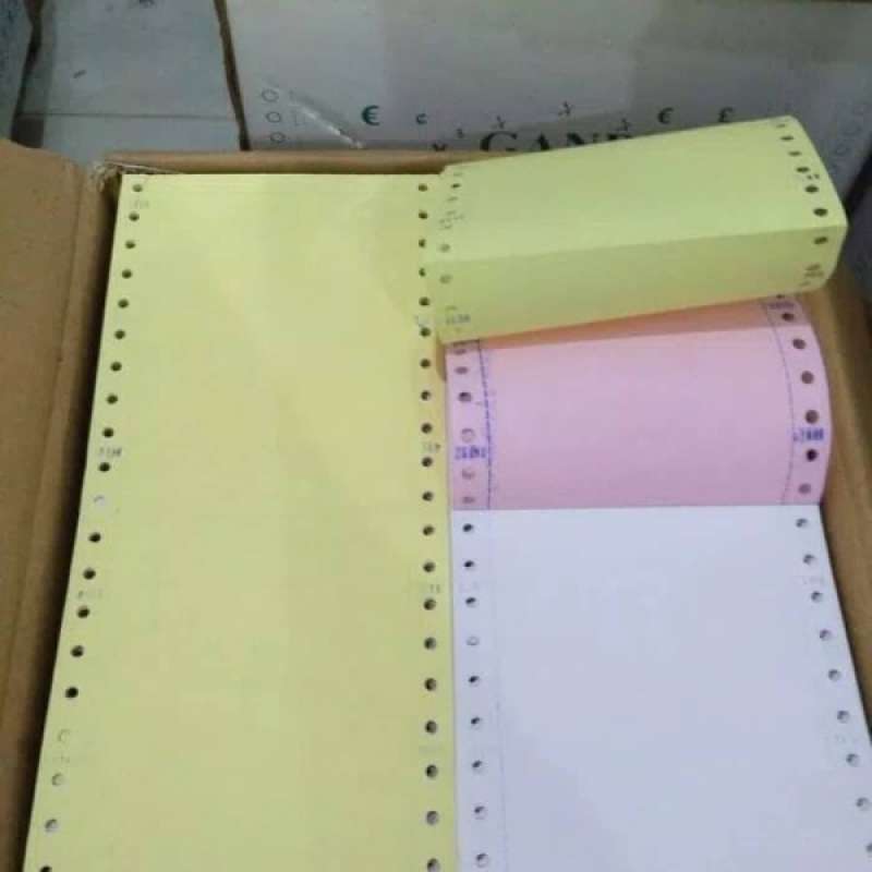 Promo Kertas Continuous/continous Form 3 Ply Bagi 4 3rangkap K3/4 Wartel Ncr Diskon 15% Di ...