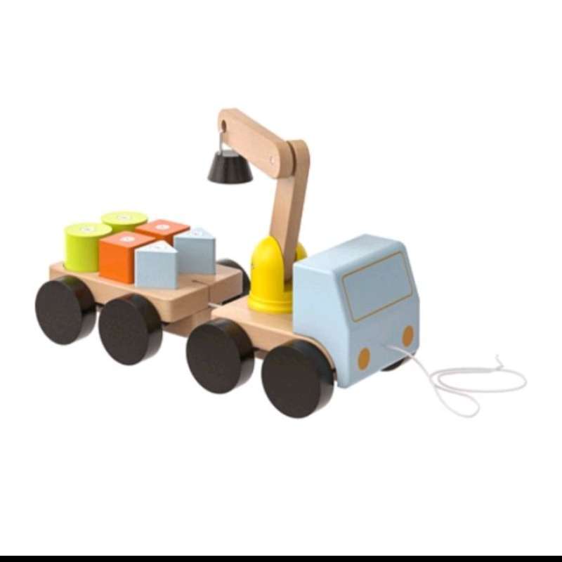 Jual mainan anak mobil derek dengan balok bentuk unik dan menarik di ...