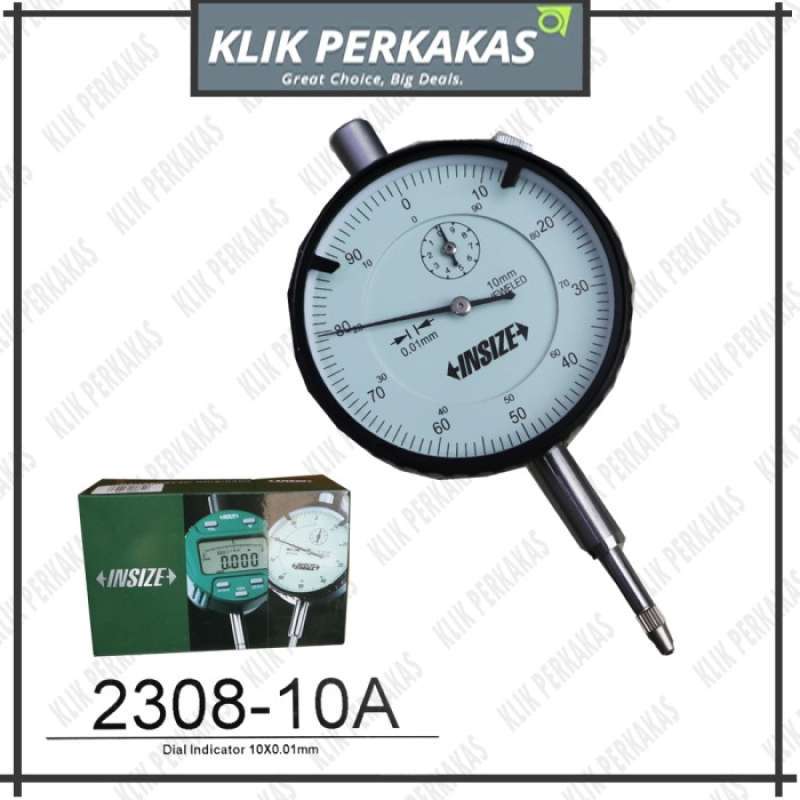 Promo Dial Indicator Analog Metric 10 x 0.01 mm x 1.0 mm Insize 2308-10A Diskon 9% di Seller ...