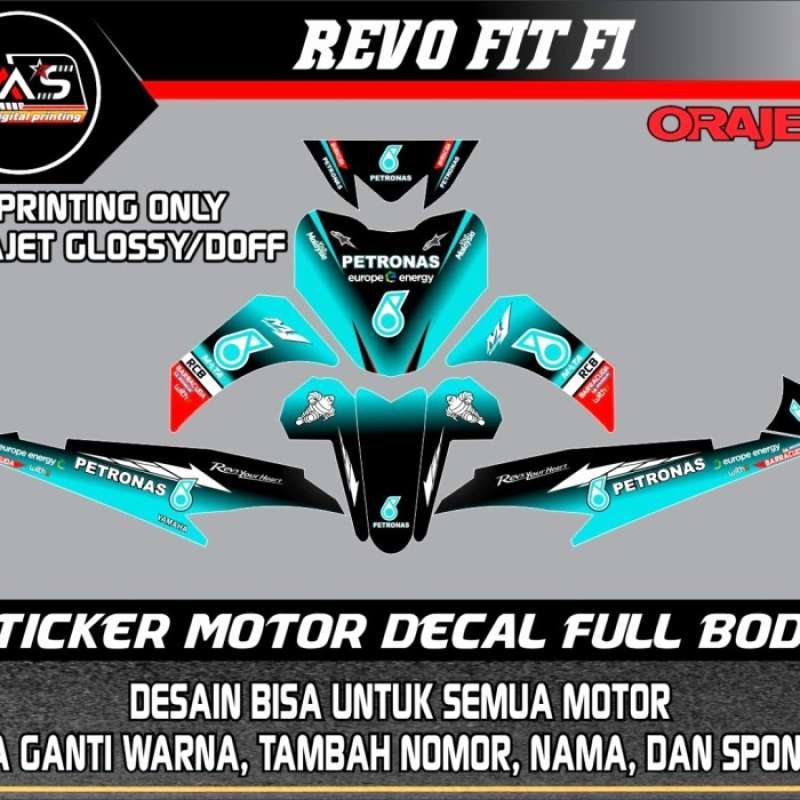 Promo Decal Revo Fit Fi Full Body Stiker Decal Revo Fit Fi Full Body ...