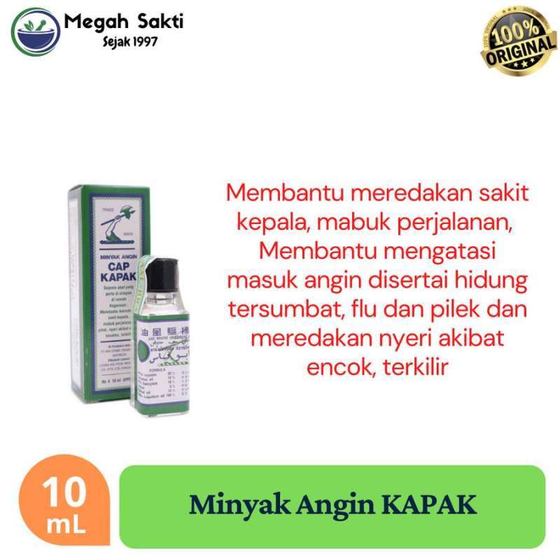 Jual Minyak Angin Cap Kapak - Pereda Masuk Angin Dan Mabuk Perjalanan ...