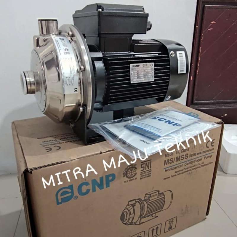 Jual Pompa CNP Centrifugal MS 60 - 750 Watt 220Volt 45-80 LPM / SS 304 ...