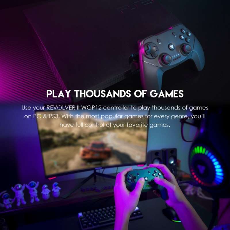 Jual Fantech Wgp12 Revolver Wireless Gamepad /stick Xbox 360/ Joystick ...